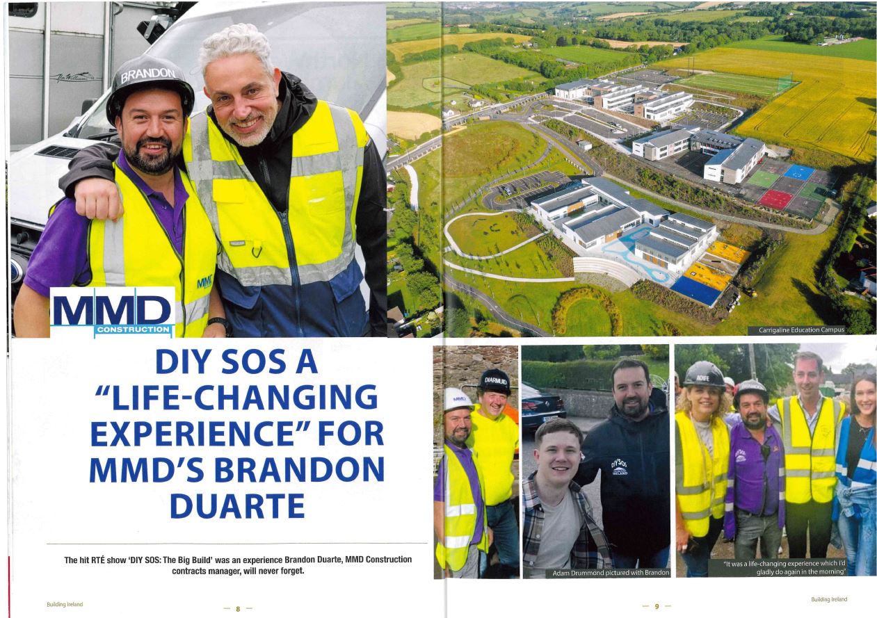 DIY SOS Magazine Feature - MMD Construction